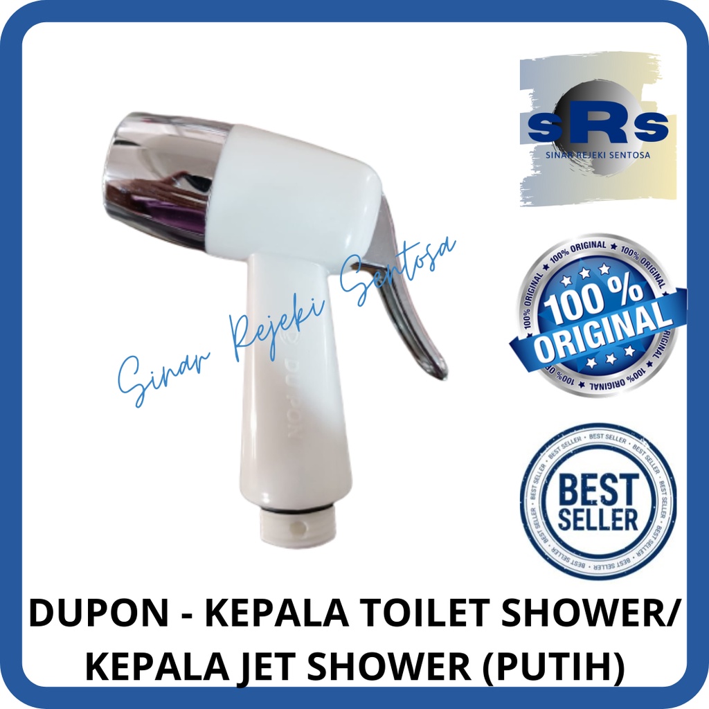 Jual DUPON - KEPALA TOILET SHOWER/KEPALA JET SHOWER SAJA (PUTIH ...