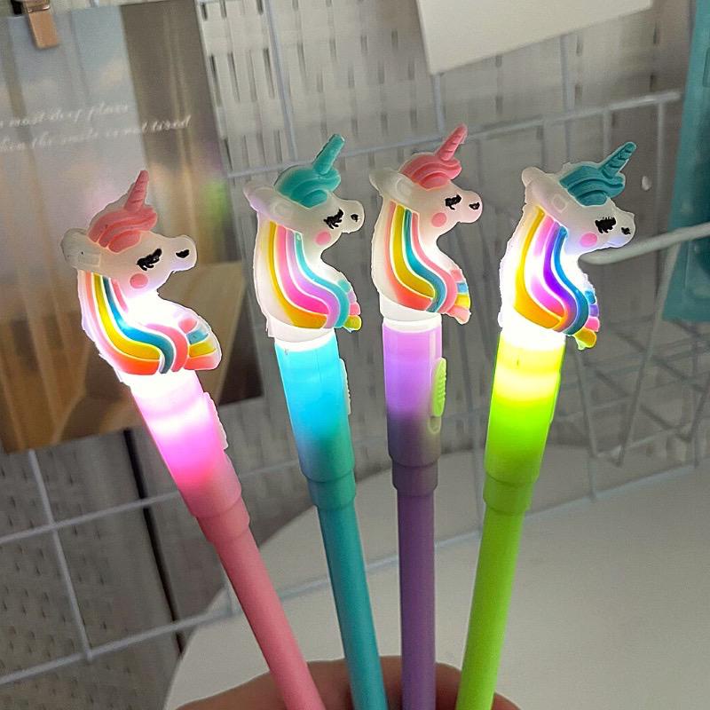 Jual Bolpoin lampu Pulpen Pena Unicorn Premium Tinta Gel Perempuan Anak ...