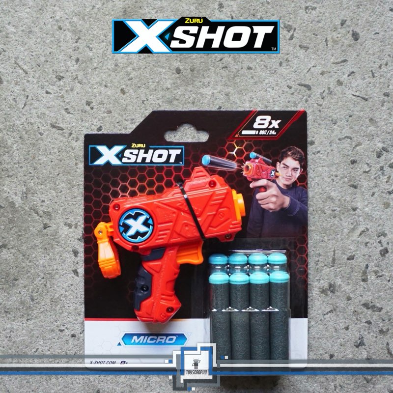Jual Zuru XSHOT Micro Blaster 8 Darts Not Nerf Jolt Elite Trio Nanofire ...