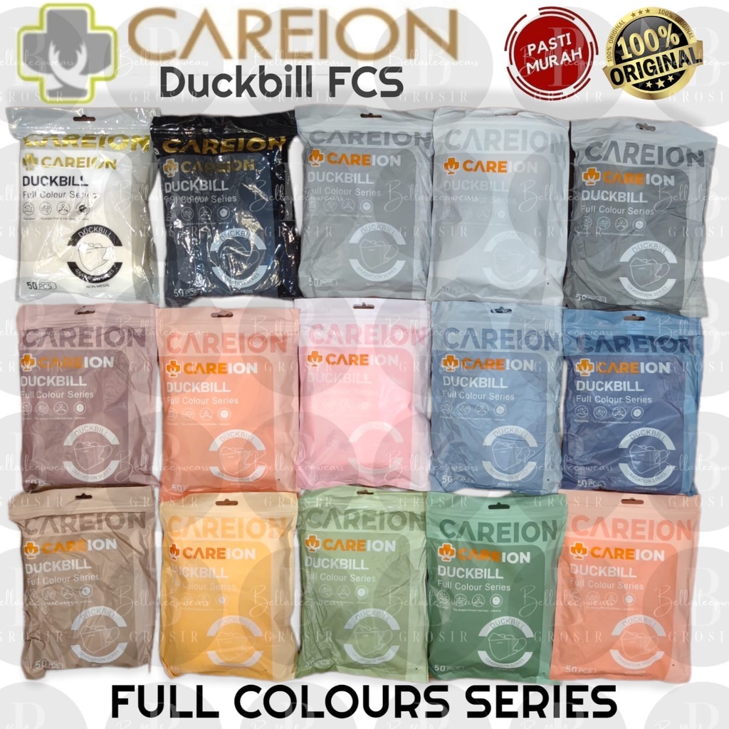 Jual Masker Duckbill Full Color Series 4ply MASKER DUCKBILL CAREION ...