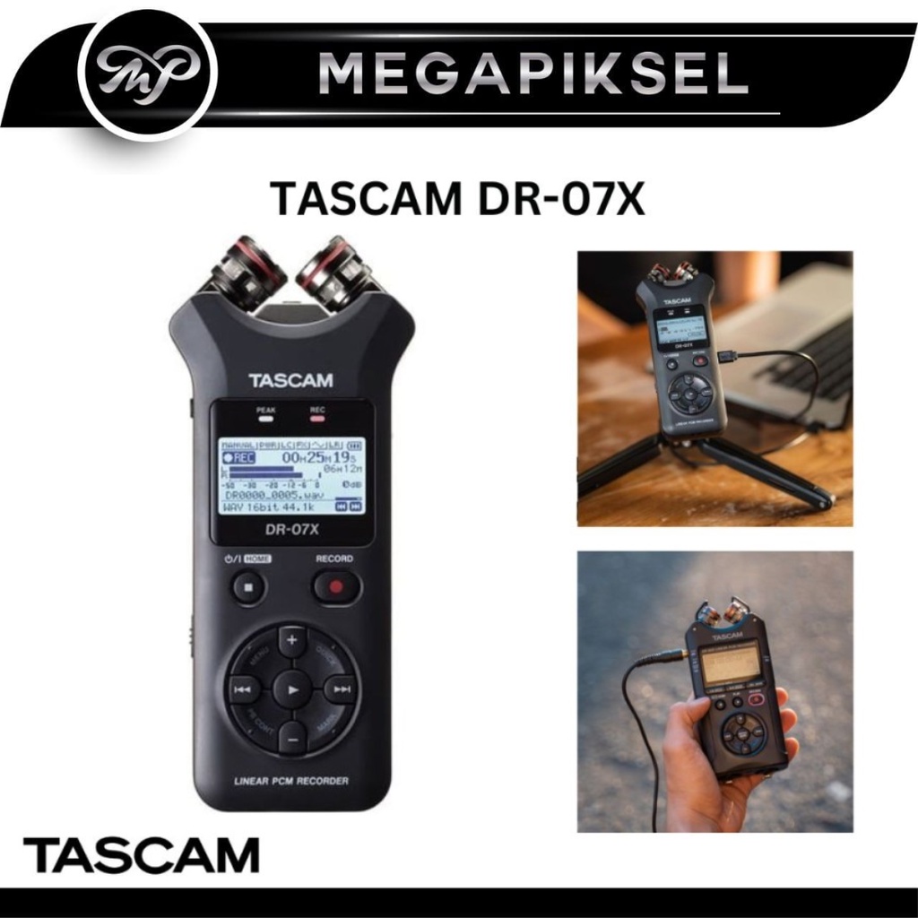 Jual TASCAM DR-07X/DR07X Portable Digital Voice Recorder | Shopee Indonesia