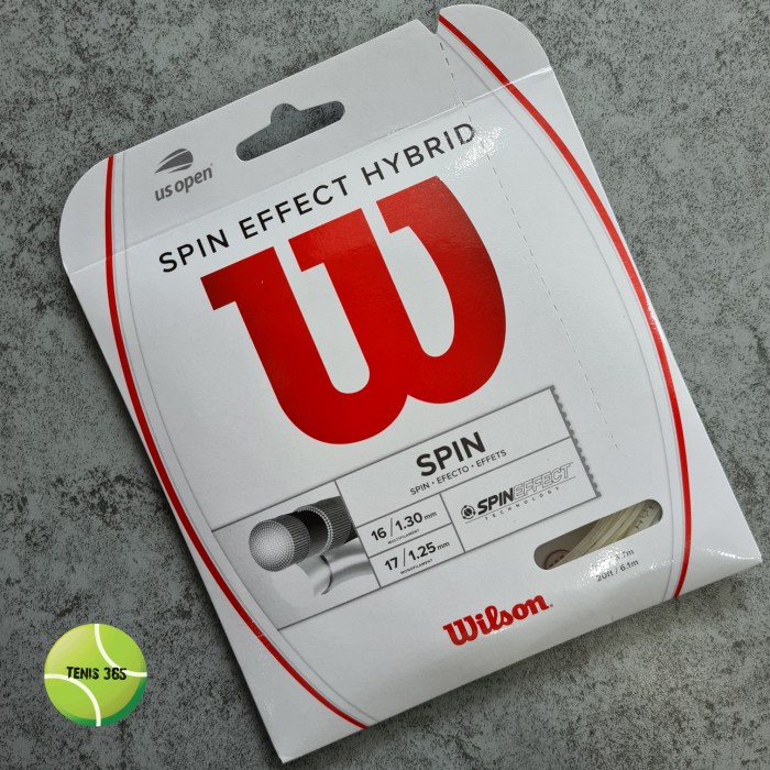 Jual Senar Tenis WIlson Spin Effect Hybrid | Shopee Indonesia