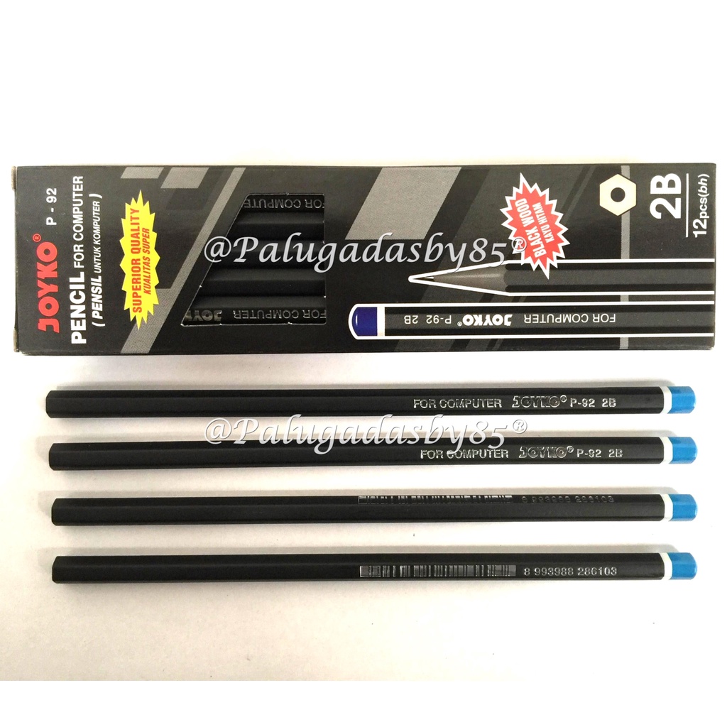 Jual (1 Pak Isi 12 Pcs) GROSIR Pensil JOYKO P-92 2B / Pencil Pensil Joyko P-92 2B (1 Pak Isi 12 ...