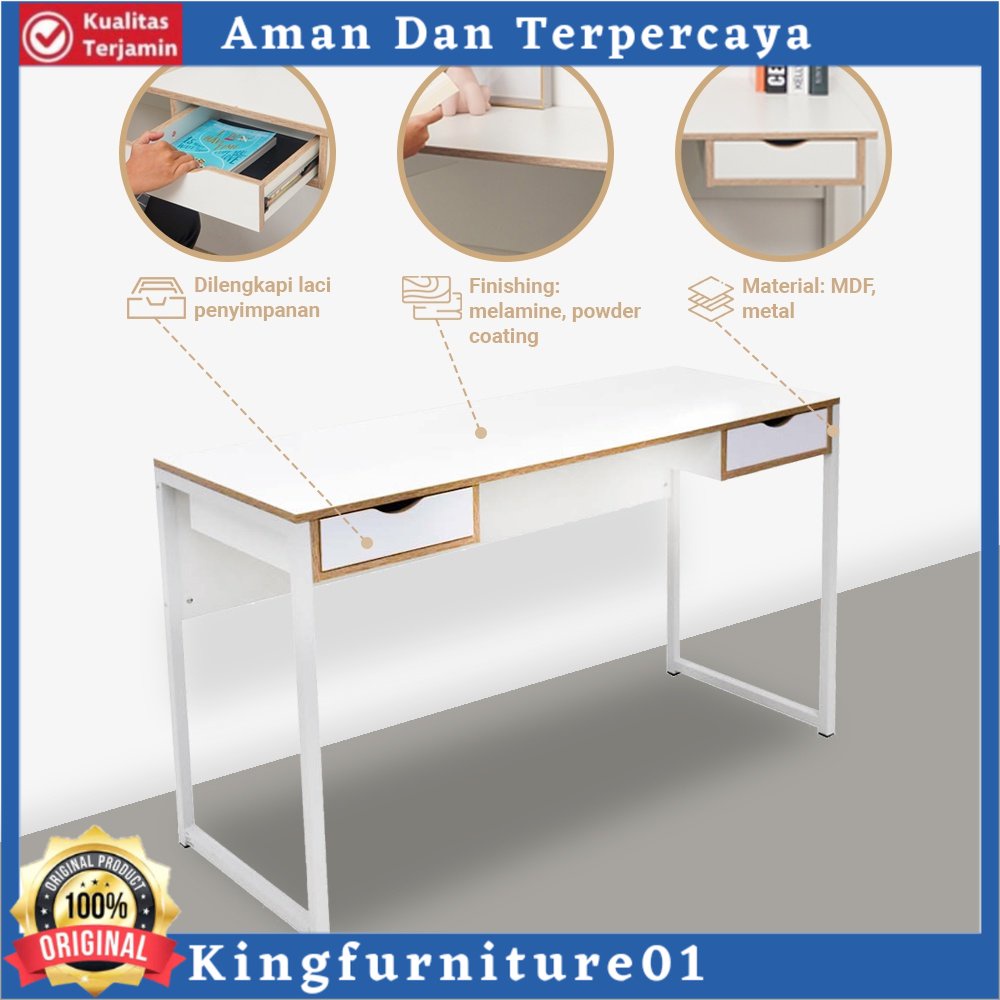 Jual Informa Weener Meja Kantor - Putih | Shopee Indonesia