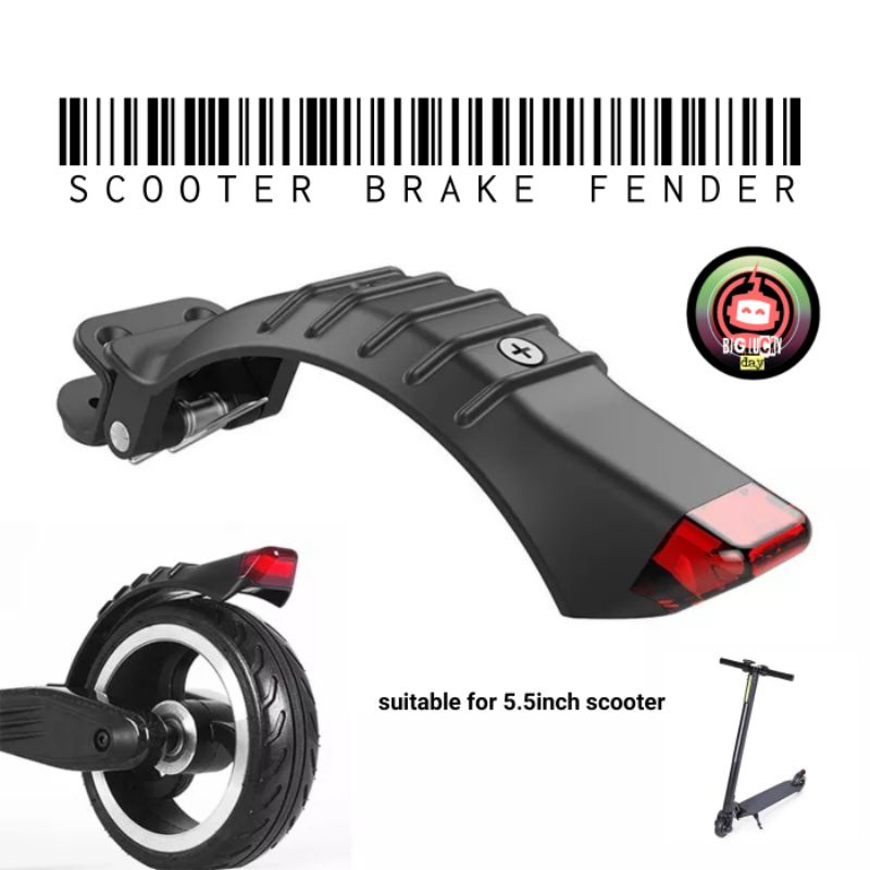 Jual SPAKBOR REM SCOOTER LISTRIK 5.5INCH BRAKE FENDER MUDGUARD REAR ...