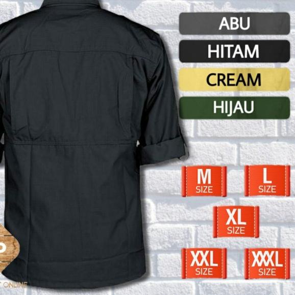 Jual kemeja kerja lapangan/kemeja PDL/Kemeja PDH/kemeja tactical ...