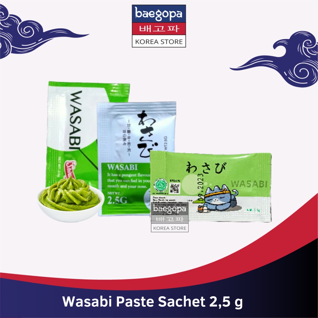 Jual Wasabi Paste Sachet 2,5 g | Pasta Wasabi Sushi Praktis | Shopee ...