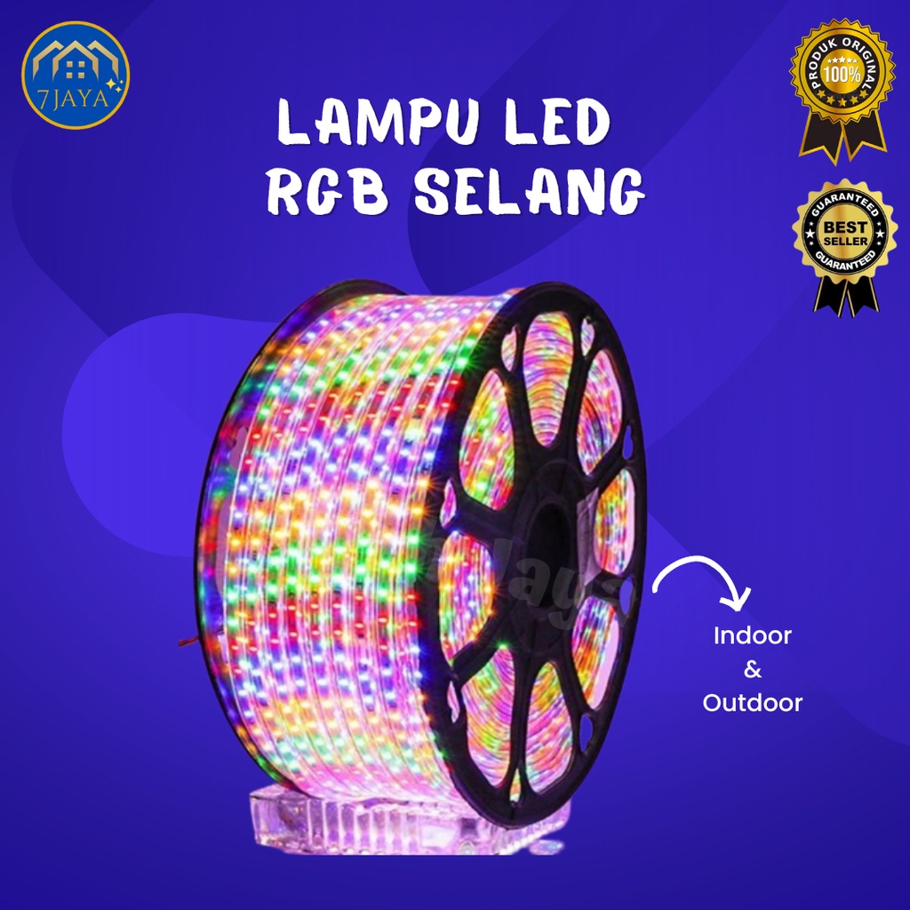 Jual Lampu LED Strip RGB Selang 3528 6 Warna | Shopee Indonesia