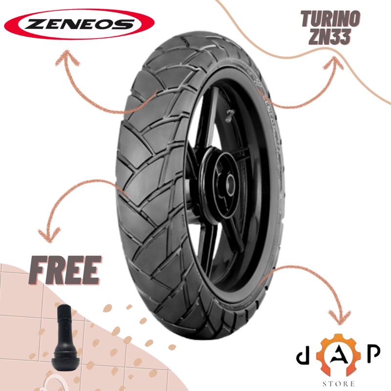 Jual BAN MOTOR MATIC RING 14 // ZENEOS TURINO ZN33 80/90-14 TUBELESS ...
