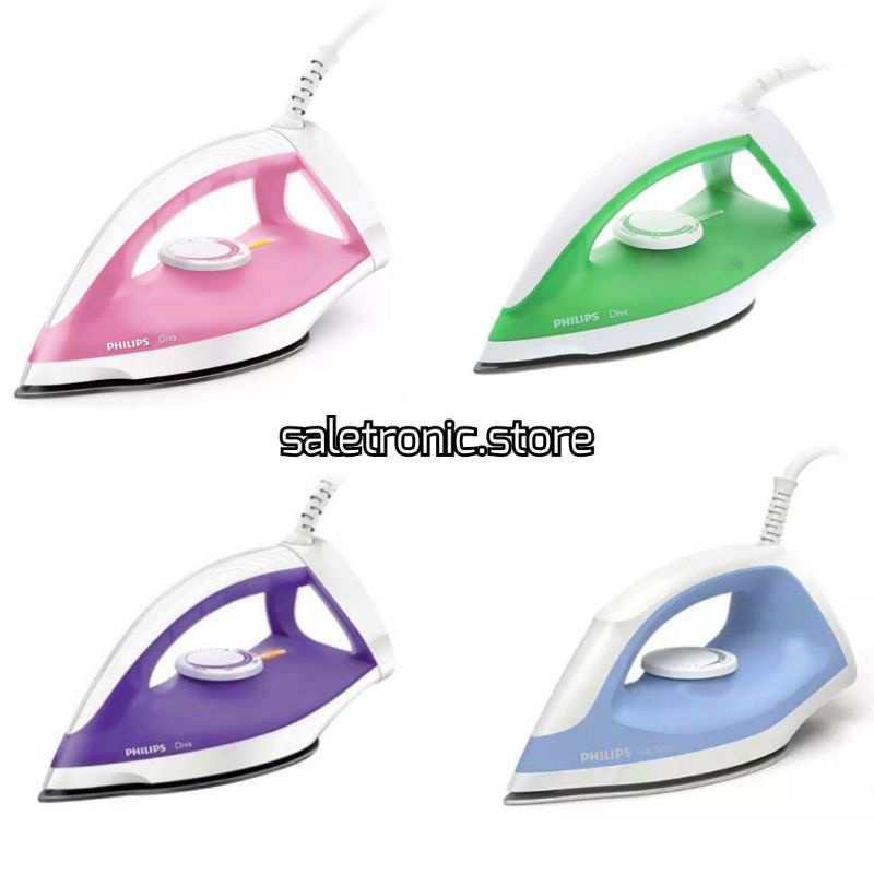 Jual Setrika philips diva GC 122 / Dry iron gc122 / New Setrika Philips ...
