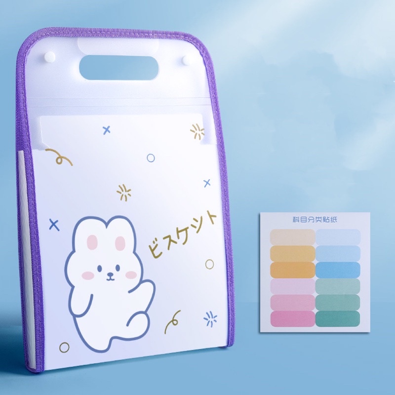 Jual cute multi layer folder map organizer tempat penyimpanan file ...