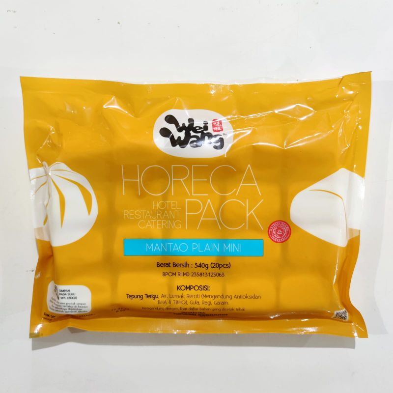 Jual WEIWANG mantao plain mini 340gr | Shopee Indonesia