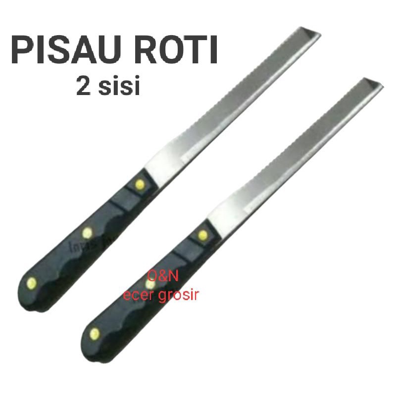 Jual PISAU ROTI/PISAU POTONG ROTI 2 SISI | Shopee Indonesia