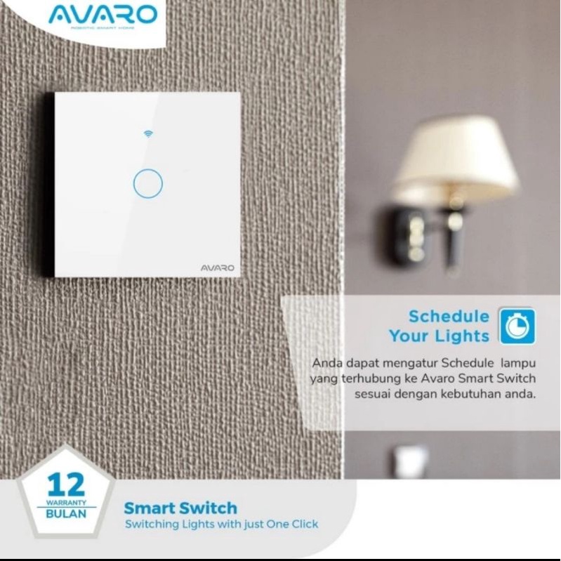 Jual Avaro Smart Wall Switch / Saklar Sentuh - WiFi | Shopee Indonesia
