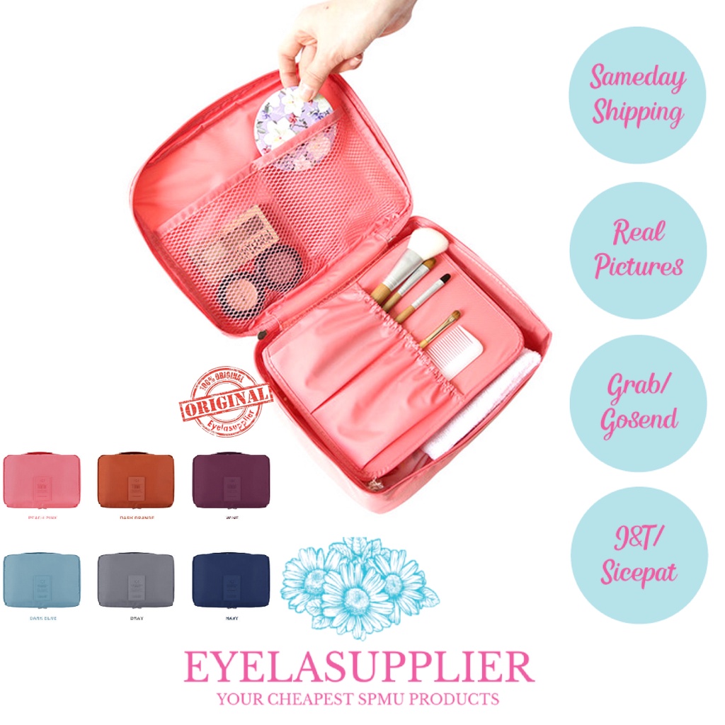 Jual POUCH BESAR untuk barang eyelash extension kosmetik makeup ...