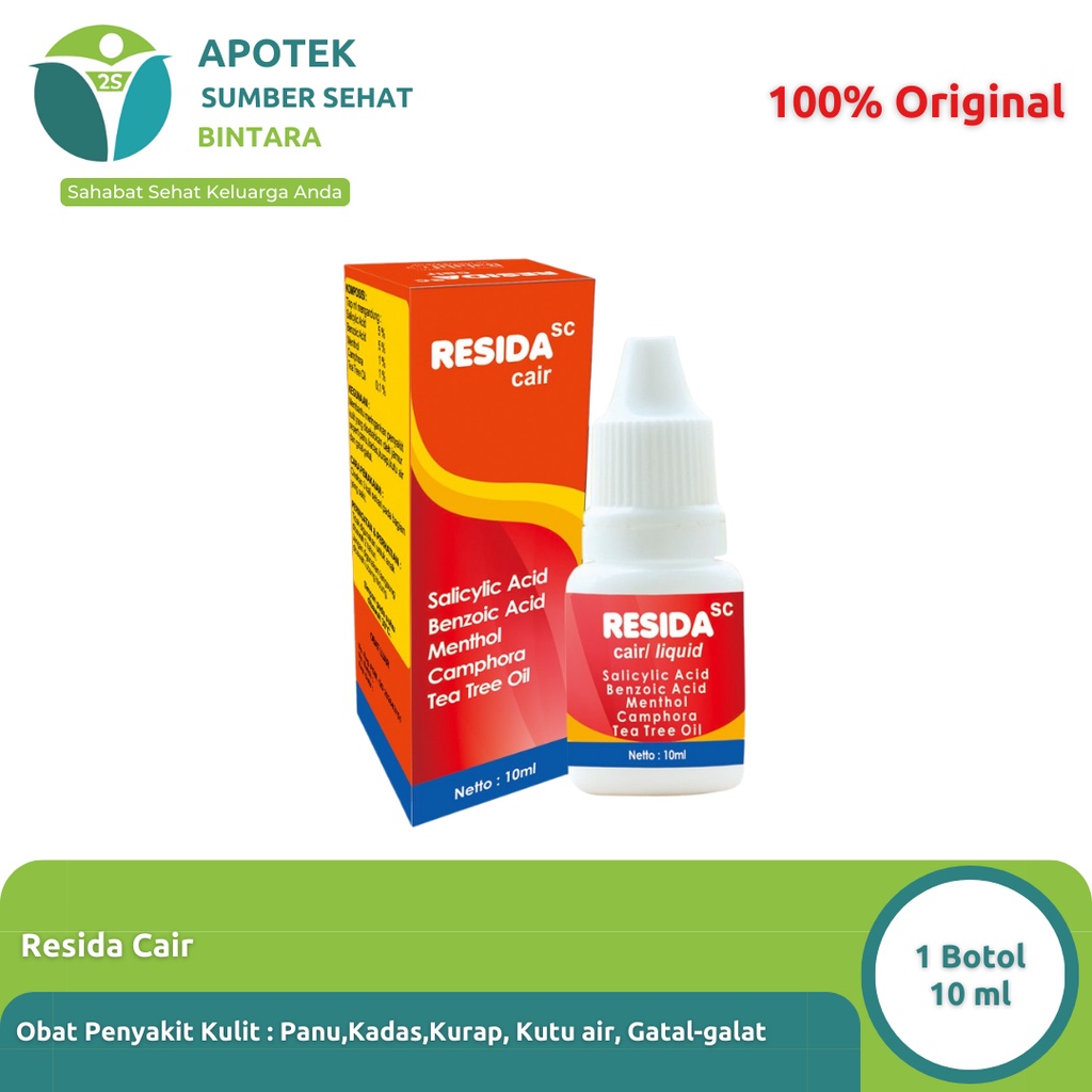 Jual Resida Cair Obat Kutu kadas Gatal Penyakit Kulit | Shopee Indonesia