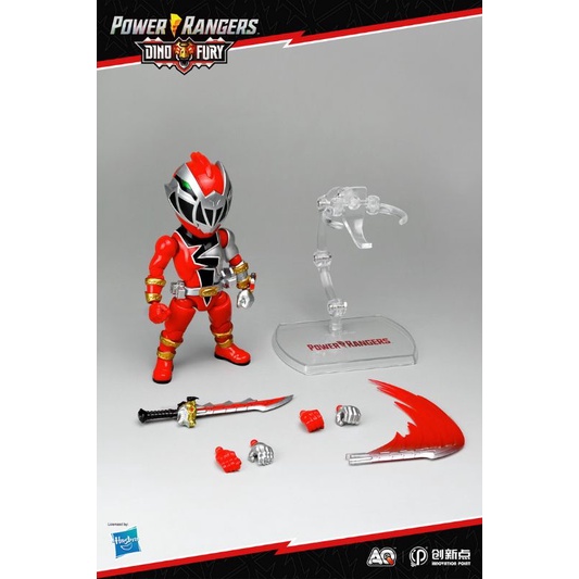Jual Mainan Figure Power rangers Action Q MMPR Dino Fury Red Ranger ...