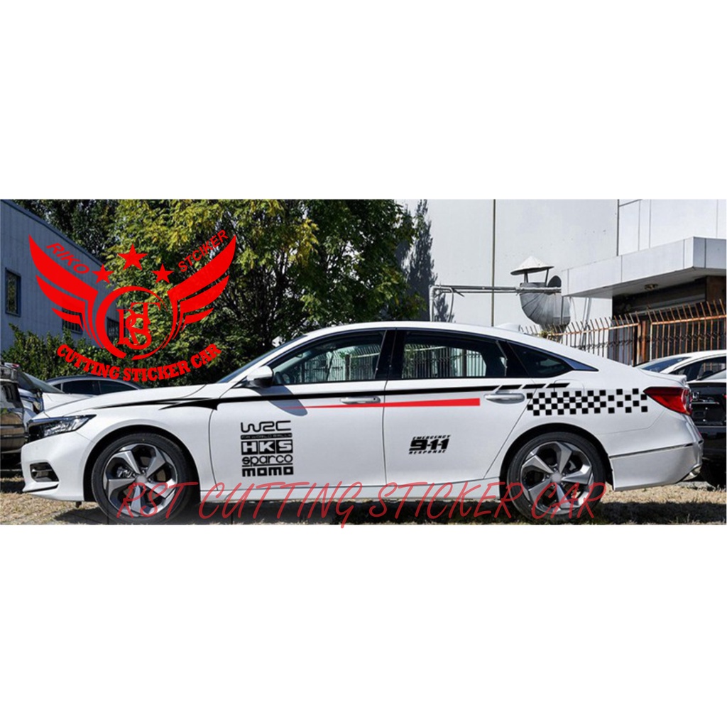 Jual stiker sticker list mobil wrc cutting sticker mobil honda toyota ...