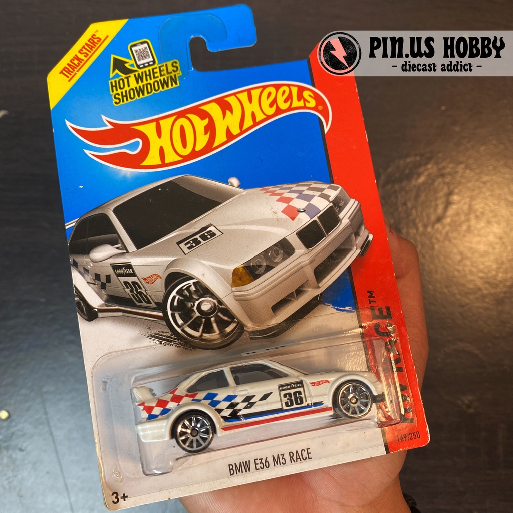 Jual HOT WHEELS BMW E36 M3 RACE PUTIH ORIGINAL MATTEL DIECAST HOTWHEELS ...