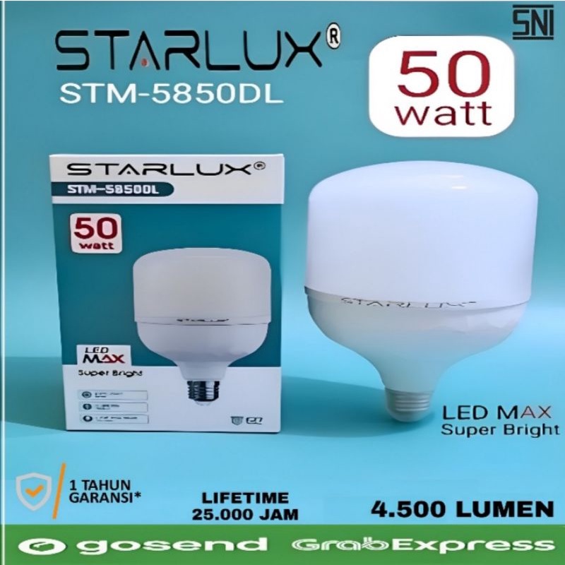 Jual Lampu Led Kapsul Capsul Tabung 50W 50 Watt Starlux | Shopee Indonesia