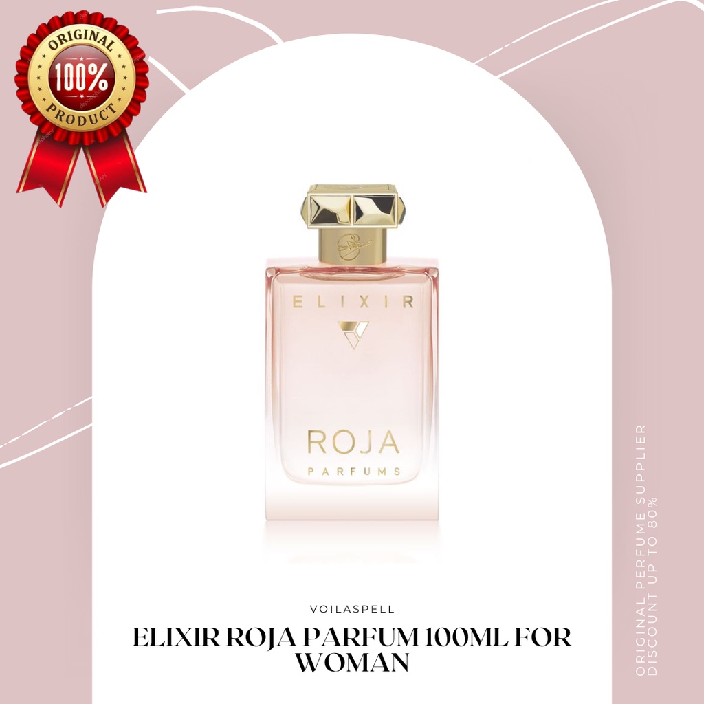 Jual ELIXIR ROJ PARFUM ESSENCE DE PARFUM 100ML FOR WOMAN ORIGINAL BY ...