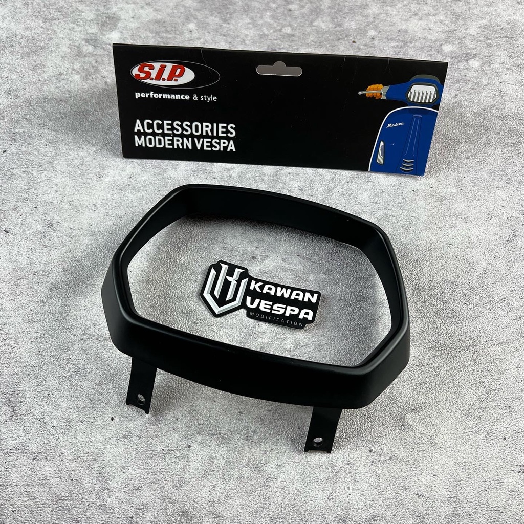 Jual List headlamp Sip Black Matt for vespa sprint | Shopee Indonesia