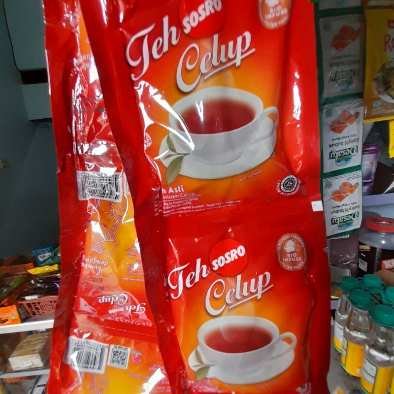 Jual teh celup sosro teh hitam sachet (10 sachet ) | Shopee Indonesia
