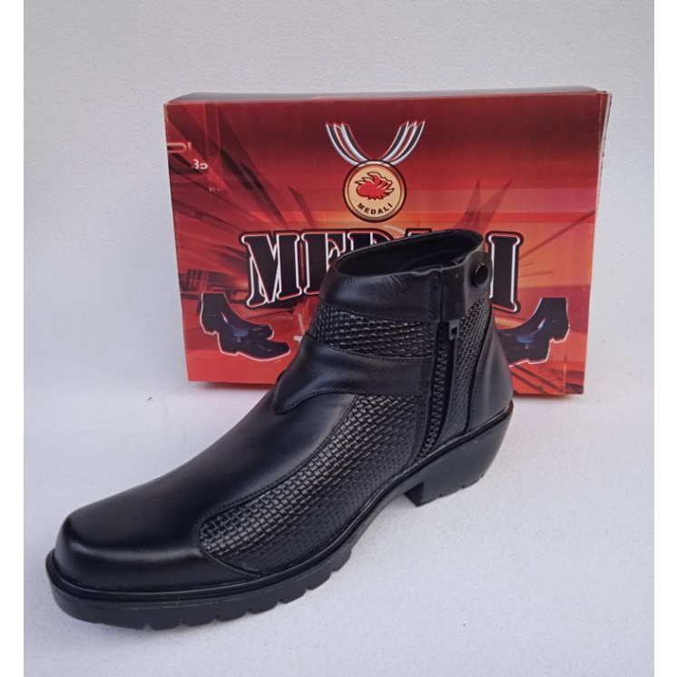 Jual Sepatu Boots Kulit Asli Pria PDH Tni Polri Satpam Security Pns ...