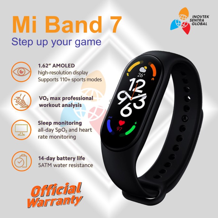 Jual Xiaomi Mi Smart Band 7 Smartwatch - Garansi Resmi | Shopee Indonesia