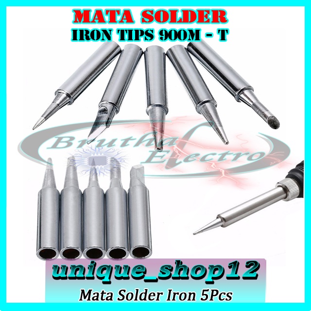 Jual Mata Solder Kepala Solder Iron Tips 900M-T 5 PCS | Shopee Indonesia