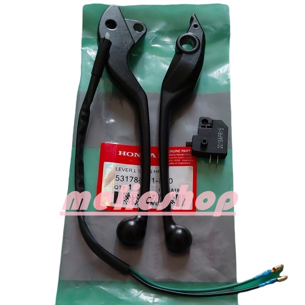 Jual HANDLE Rem Set VARIO 125 150 NEW (hitam) +Swit Rem Set Depan ...