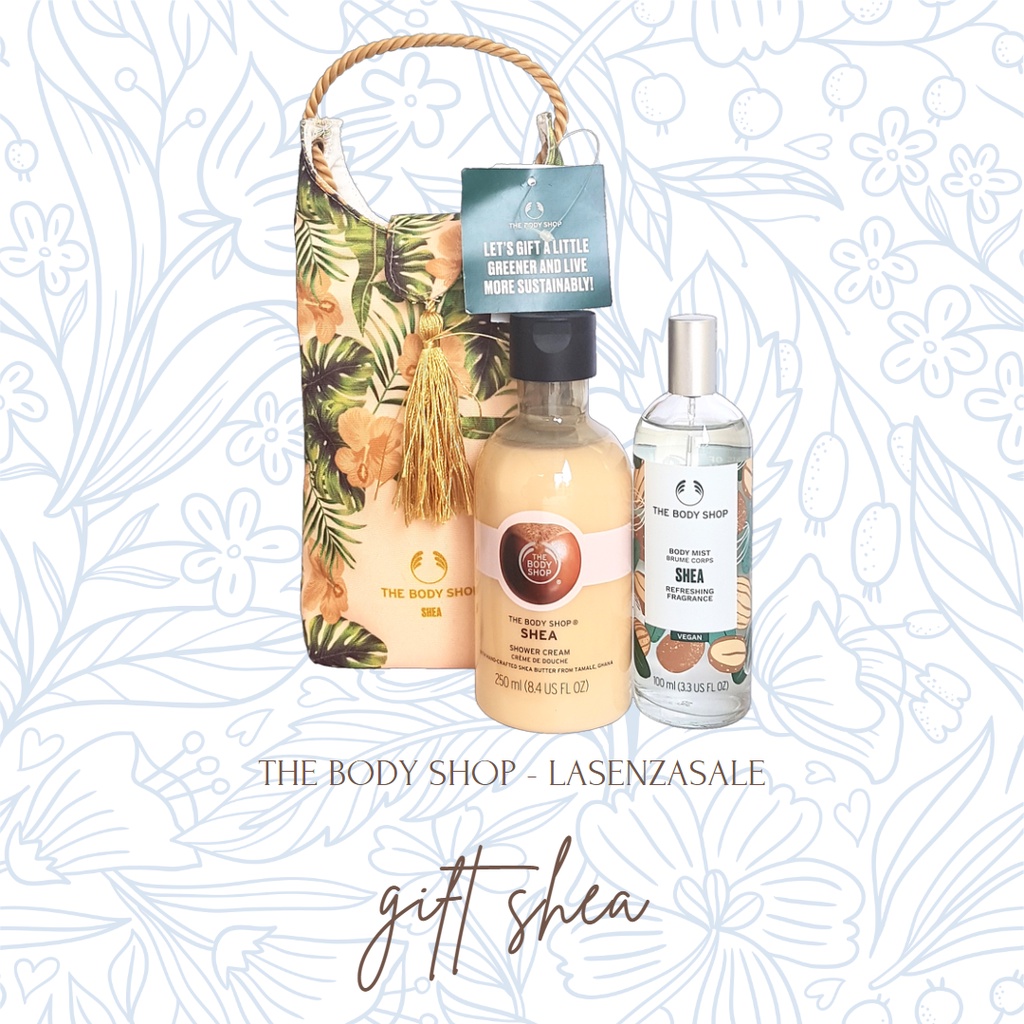 Jual TBS The Body Shop - Gift Set Shea (Body Mist 100 ml & Shower Gel ...