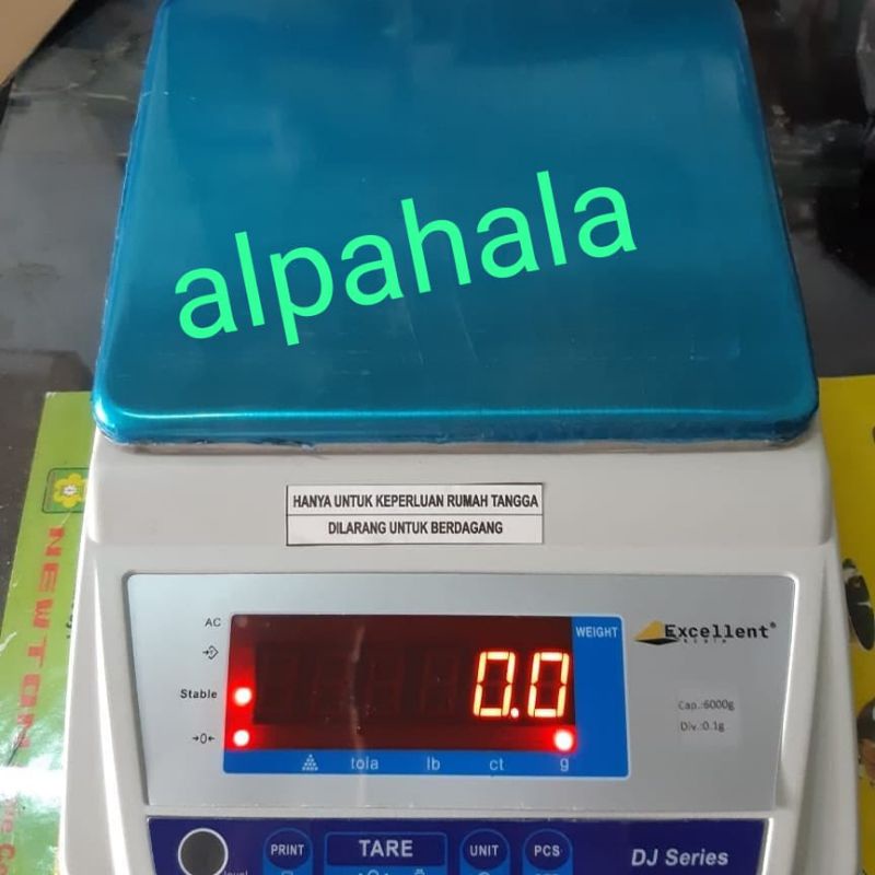 Jual Timbangan Excellent DJ-B kapasitas 6kgx0.1gr | Shopee Indonesia
