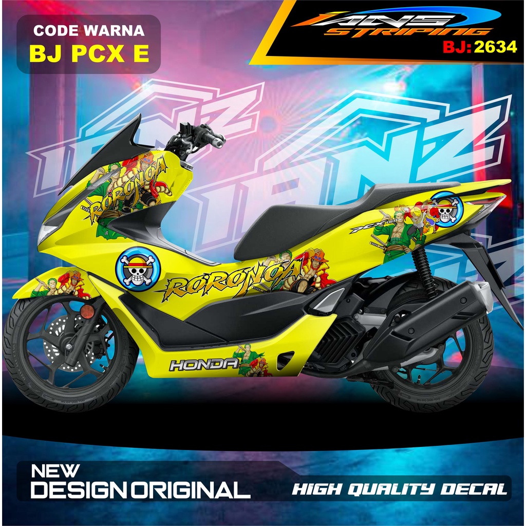 Jual STIKER DECAL FULL BODY PCX 150 / DECAL STICKER MOTOR HONDA PCX 160 ...