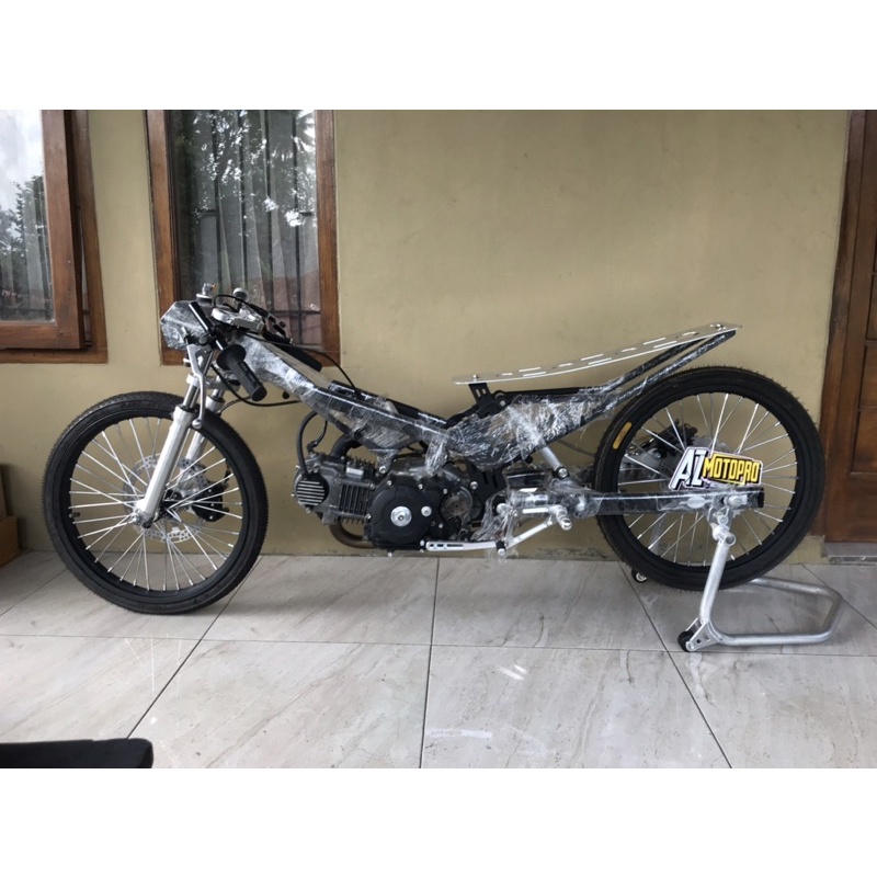 Jual RANGKA SLEEP ENGINE TUNE UP ALMUNIUM JUPITER 500M 201M SIAP NAIK ...