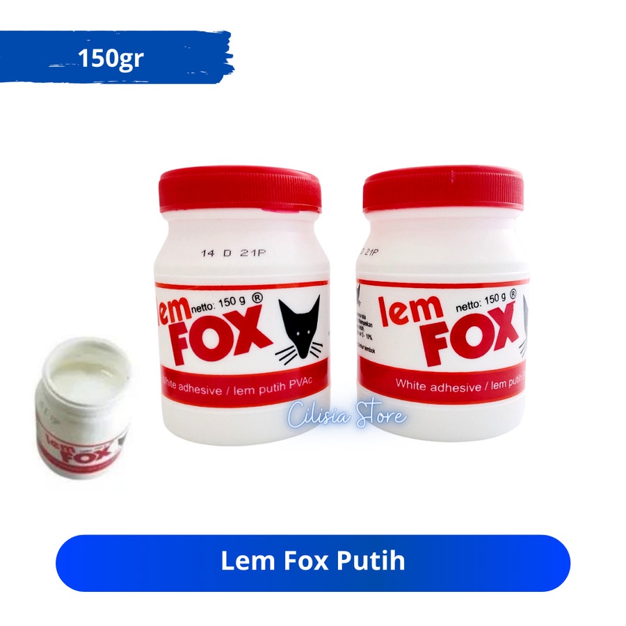 Jual Lem Fox 150gr / Lem Fox Putih / Lem Fox Botol / Lem Perekat ...