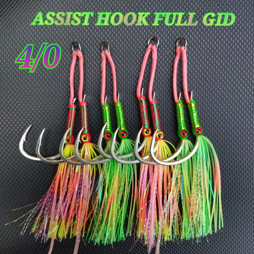 Jual ASSIST HOOK FULL GID 4/0 Assist hook jigging | Shopee Indonesia