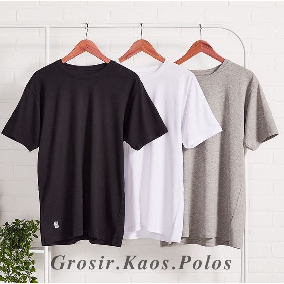 Jual KAOS POLOS PREMIUM POLLYESTER 30S LENGAN PENDEK | Shopee Indonesia