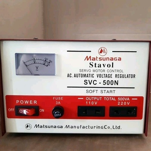 Jual Stavolt Matsunaga 500VA AC Voltage Stabilizer Servo Motor Stavolt ...