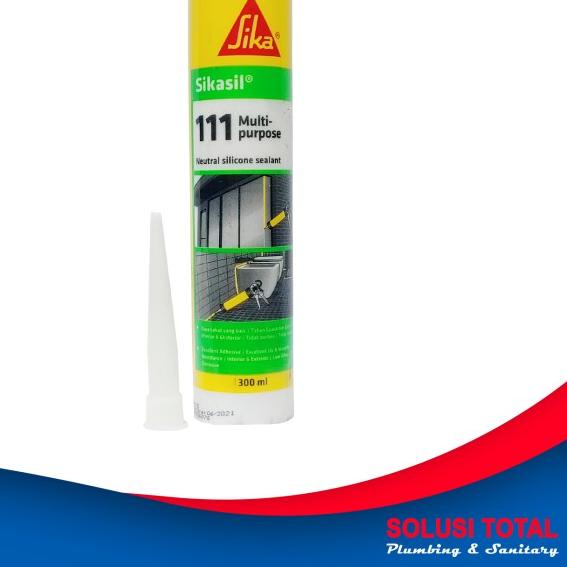 Jual SikaSil 111 Multipurpose Clear Transparan Silicone Sealant 300ml | Shopee Indonesia