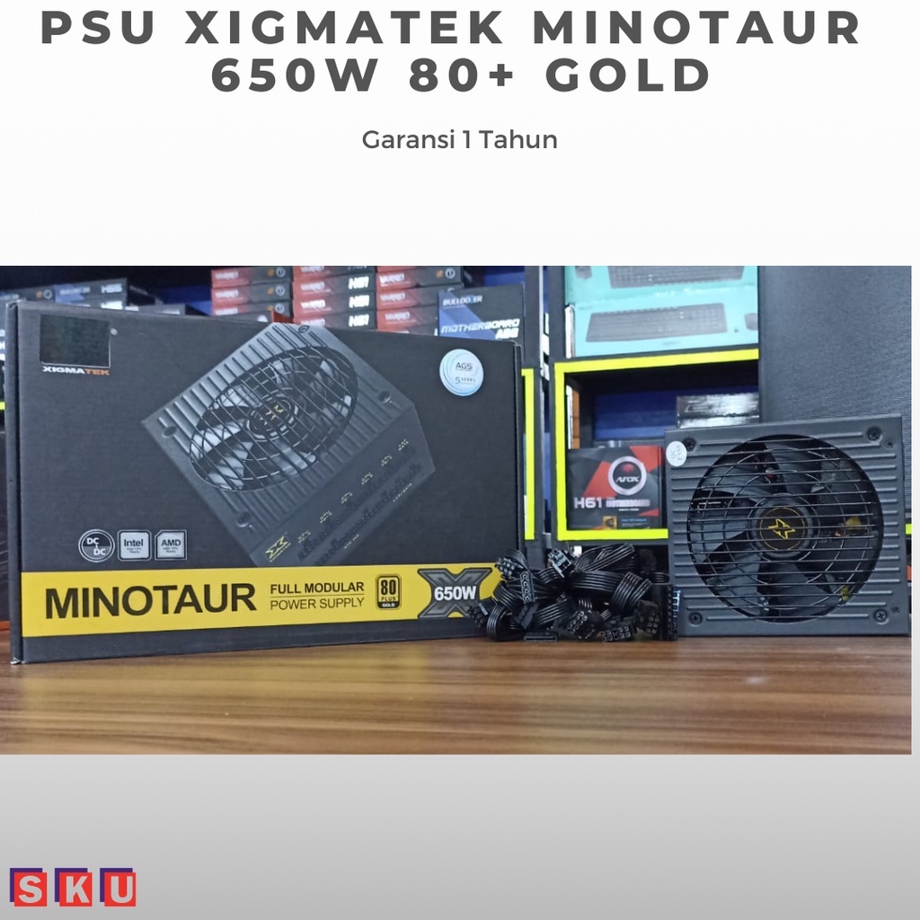 Jual PSU POWER SUPPLY XIGMATEK MINOTAUR 650W 80+ GOLD | Shopee Indonesia