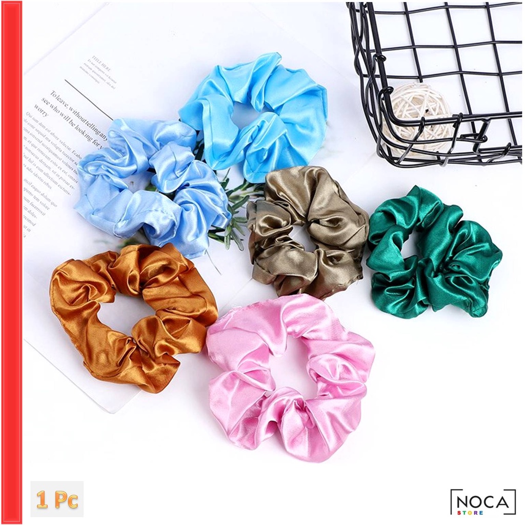 Jual Ikat Rambut Scrunchie Wanita Ukuran Standar - Kuncir Cepol Jilbab ...