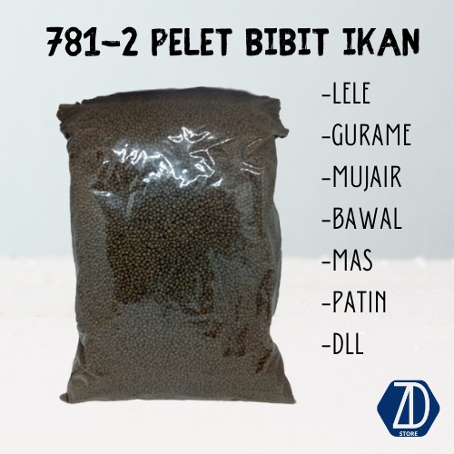 Jual 781-2 Pelet Ikan 500 gr Makanan Ikan Lele / Gurame / Nila Merah ...