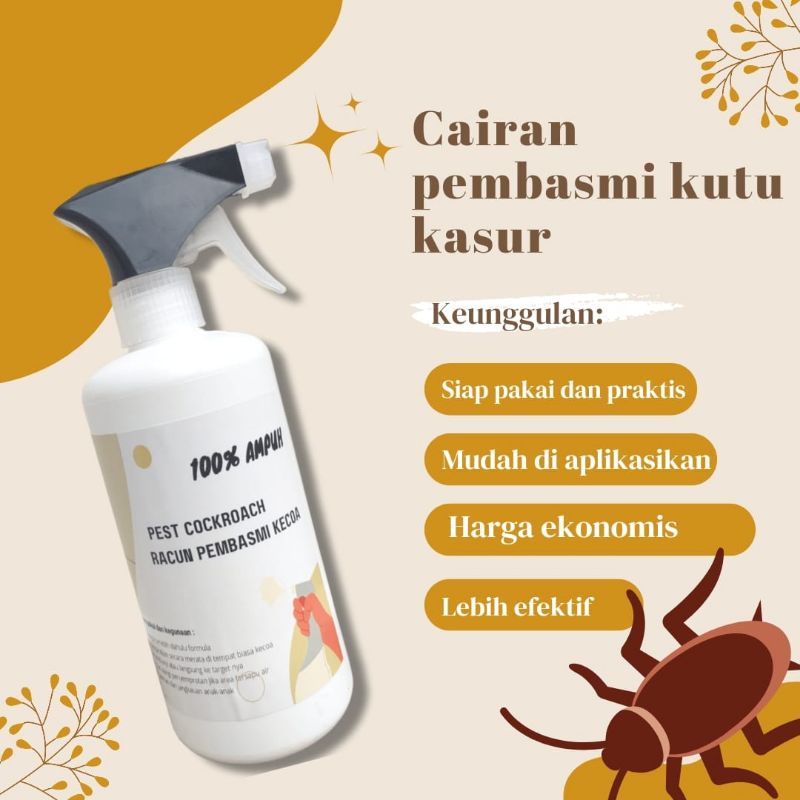 Jual PEST COCKROACH Pembasmi kecoa/anti kecoa super sfektif//500ml ...