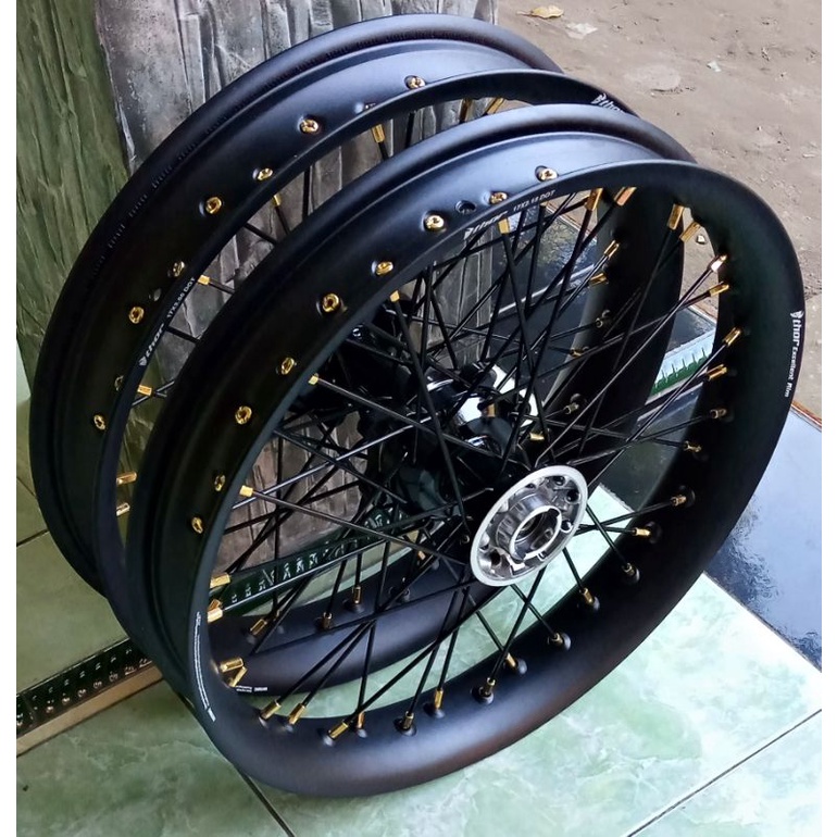 Jual velg set klx 150 atau klx dtracke semi cacing | Shopee Indonesia
