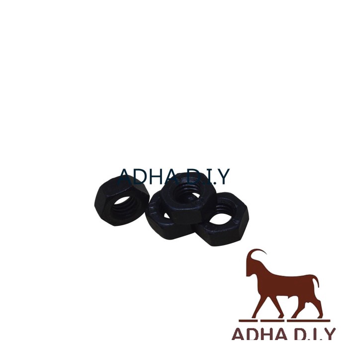 Jual MUR BAUT M16 BAJA HITAM | MUR HEX BAUT BAJA HITAM 8.8 BAUT KUNCI ...