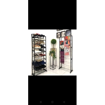 Jual Rak Amazing 2in1 shoes & jilbab stainless steel | Shopee Indonesia