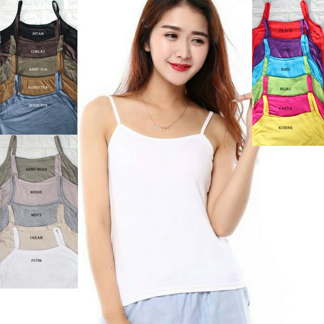 Jual OKHI - TankTop Tank Top Tali NTW | Shopee Indonesia