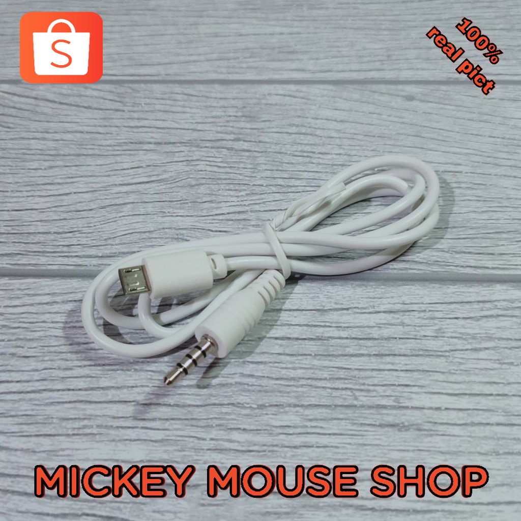 Jual Kabel Soundcard V8 Live Accompany Instrument / Micro USB to AUX 3 ...