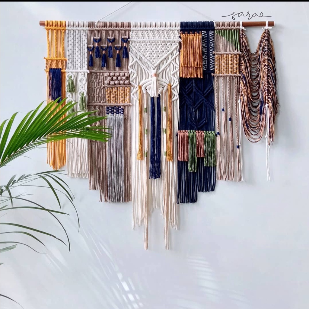 Jual Macrame tapestry / makrame hiasan dinding | Shopee Indonesia